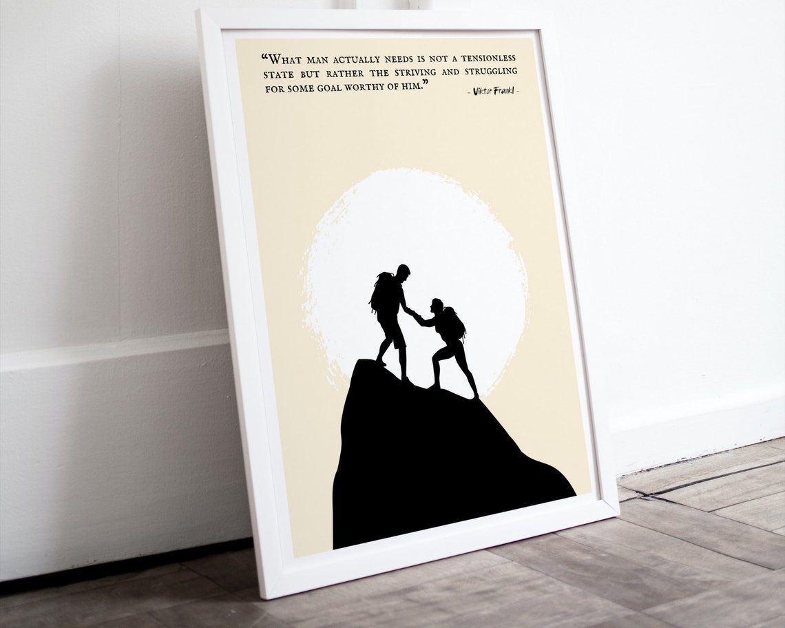 Viktor Frankl Quote Print Stoicism Quote Prints Man's - Etsy