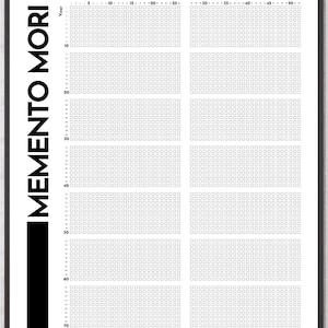 Memento Mori Calendar Stoicism Exercises Seneca Quote Poster, Stoic ...