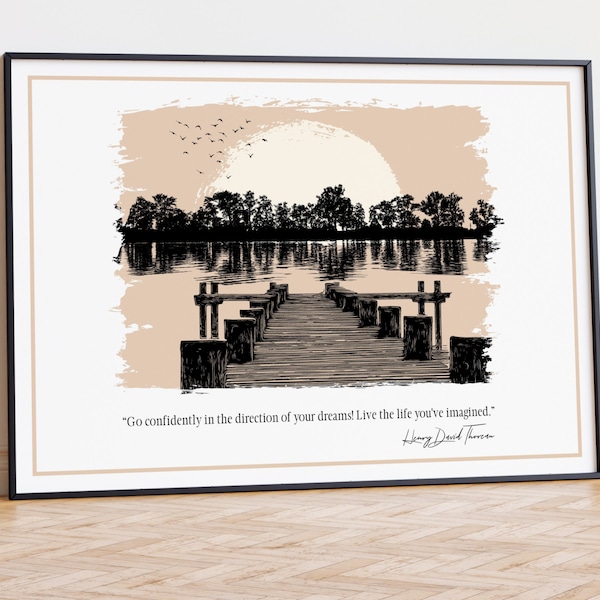 Henry David Thoreau - Etsy