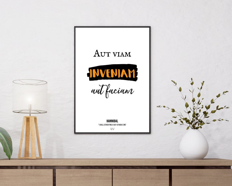 Latin Poster Roman Quote Decor Positive Latin Quote Office - Etsy