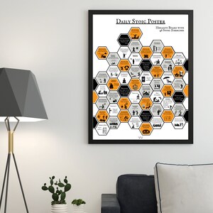 Daily Stoic Exercises Poster Printable, Practical Stoic Tools to ...