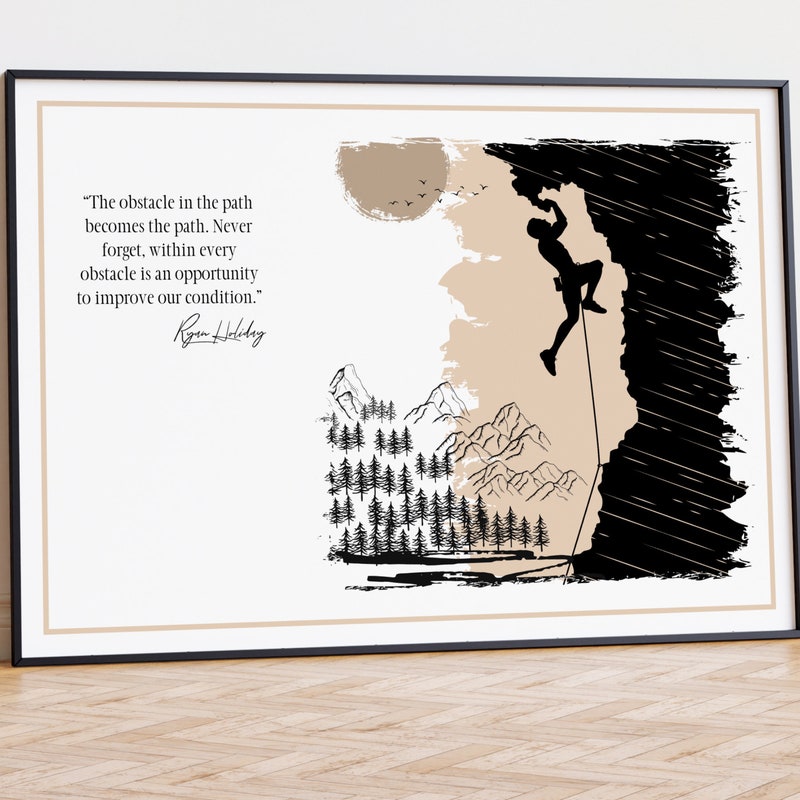 Stoic Quote Ryan Holiday - Etsy