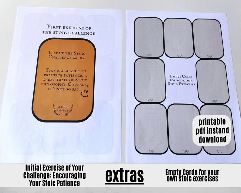 Digital Stoic Cards: 52 Daily Stoic Exercises & Stoicism Principles ...