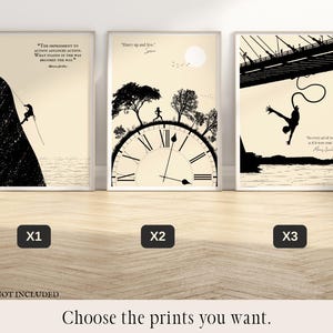 Stoicism Wall Art Set of 3 Prints Bundle With Marcus Aurelius Quote ...