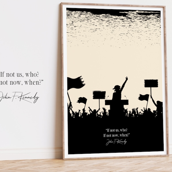 Jfk Quote - Etsy