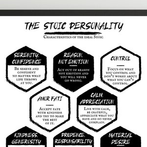 Foundations of Stoic Personality Profile, Main Principles of Stoicism ...