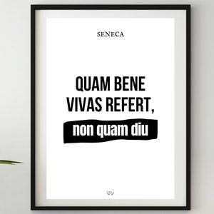 Poster Latin Quote Wall Decor Latin Phrase Wall Art Latin | Etsy