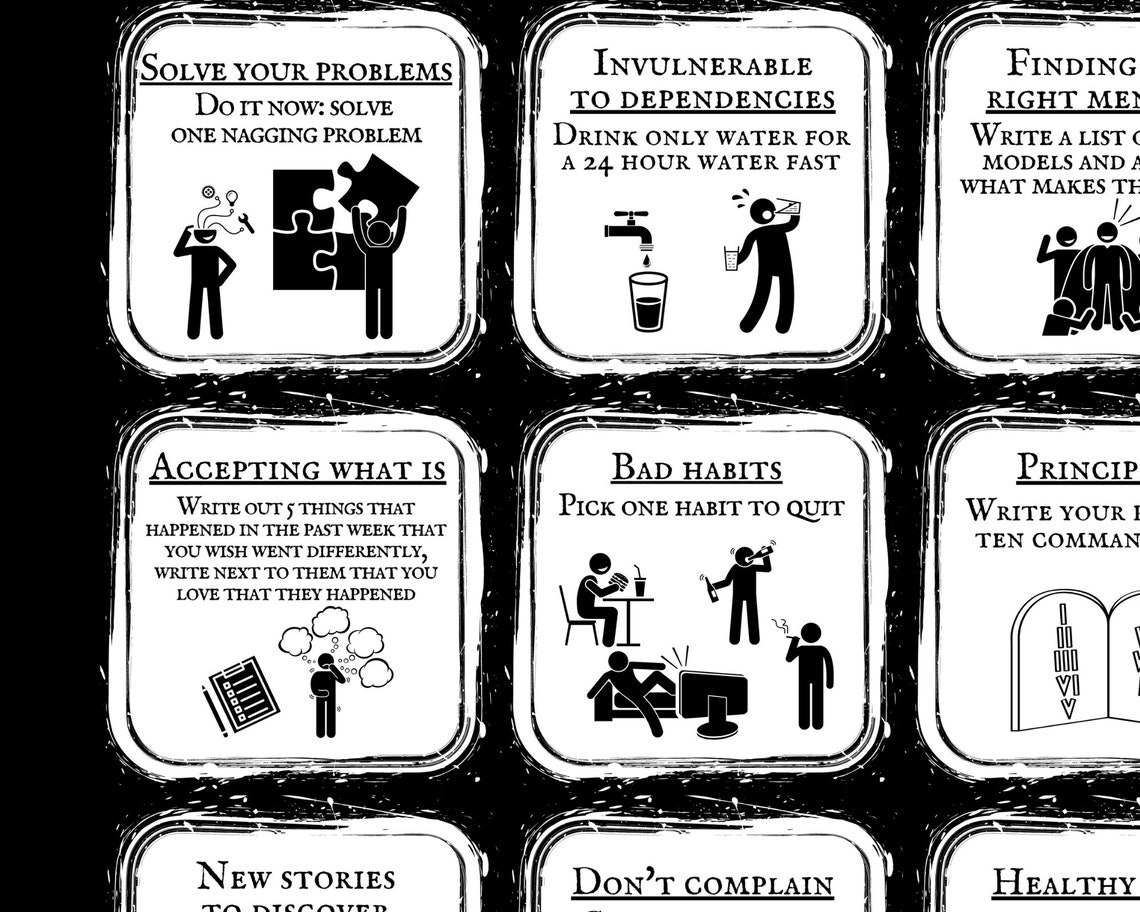 Monthly Training Poster of Stoicism Today Modern Stoicism - Etsy