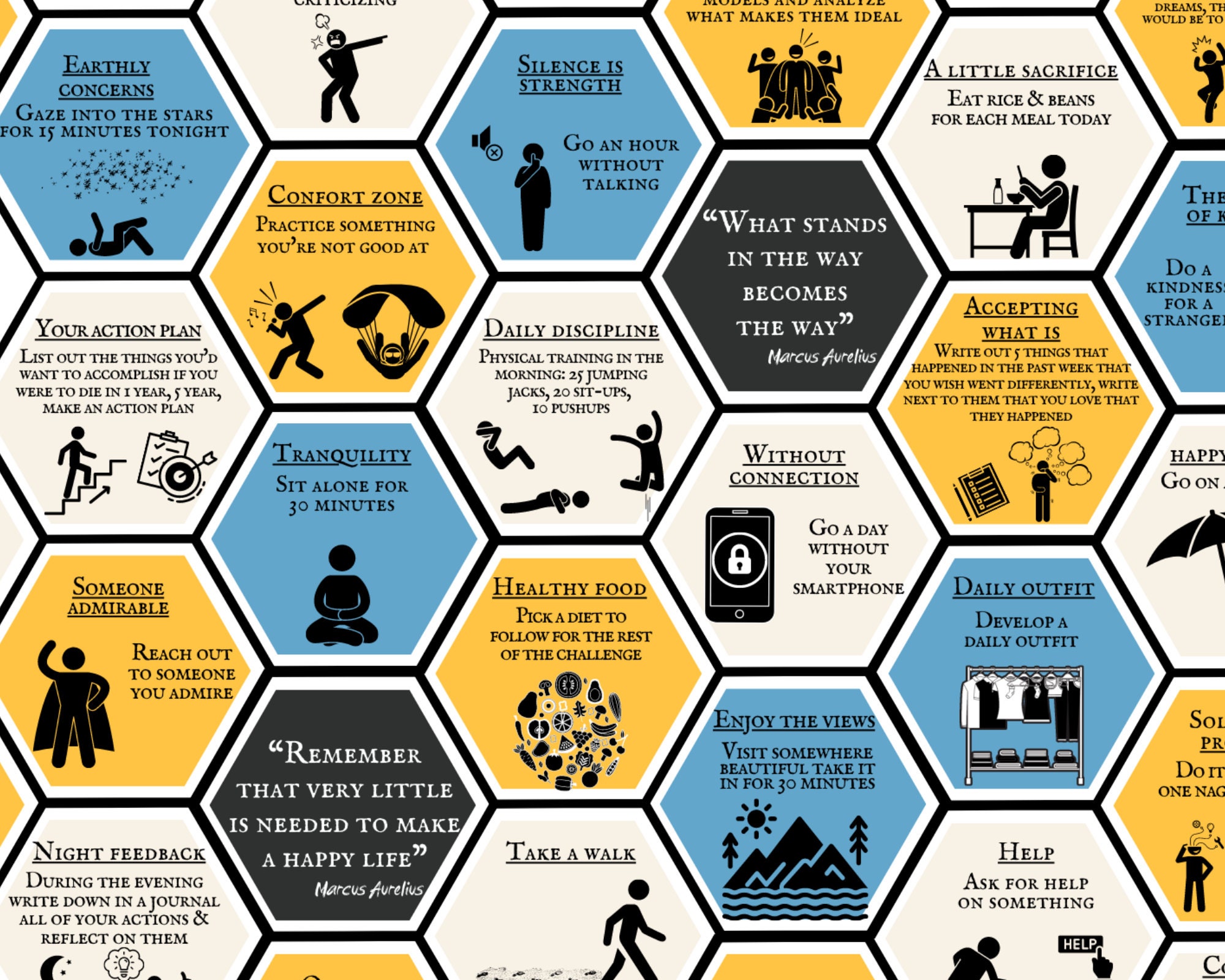 Practical Stoicism Daily Stoic Workout Poster Stoic | Etsy