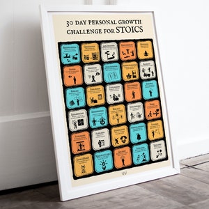 Monthly Training of Daily Stoic Exercises, 30 Day Personal Growth ...