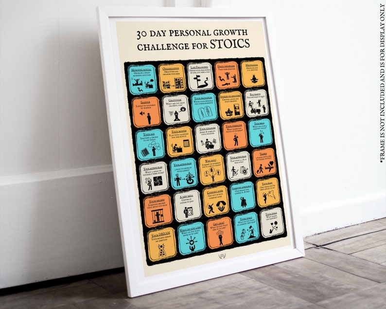 Monthly Training of Daily Stoic Exercises 30 Day Personal - Etsy