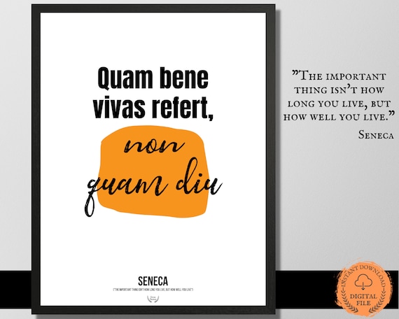 Poster Latin Quote Wall Decor Latin Phrase Wall Art Latin - Etsy