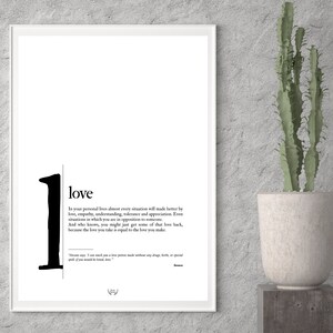 Definition of Love Wall Art Printable, Healthy Relationships Reading ...