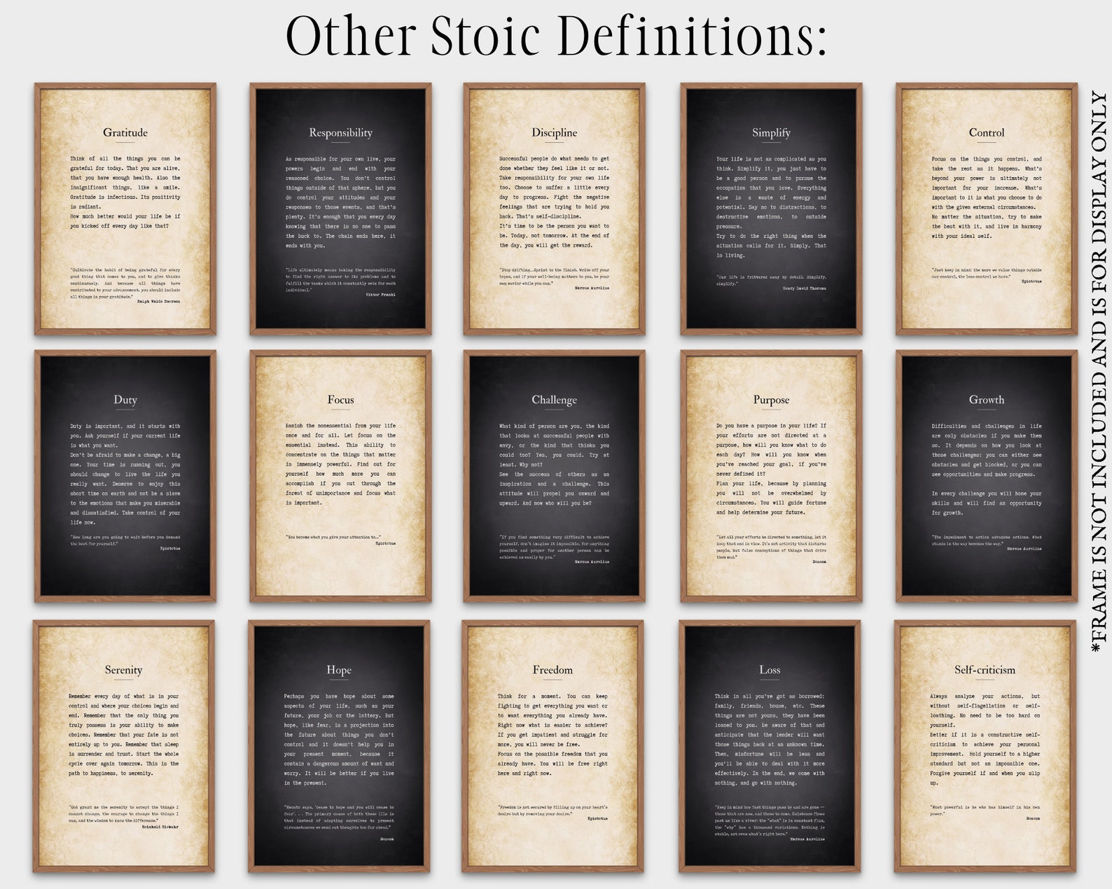 Stoic Discipline Quote Poster: Marcus Aurelius Print - Etsy