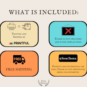 Stoic Exercise Poster With 48 Stoicism Exercises, Stoicism Training ...