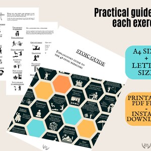 Stoicism Exercises Board Stoic Training Poster 48 Daily - Etsy