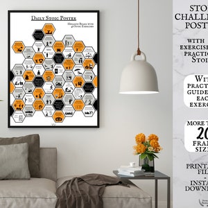Daily Stoic Exercises Poster Printable, Practical Stoic Tools to ...