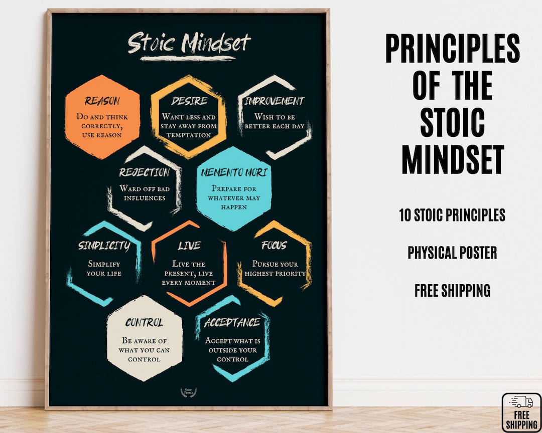 Stoic Principles for Growth Mindset, Memento Mori Control Acceptance ...