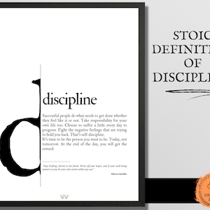 Self Discipline Quote Printable Positive Discipline Prints - Etsy