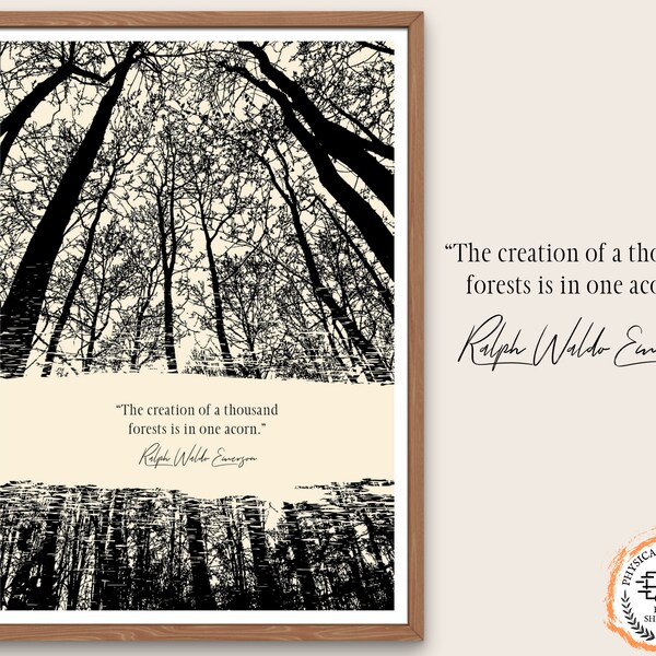 Ralph Waldo Emerson - Etsy