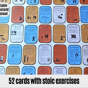 Digital Stoic Cards: 52 Daily Stoic Exercises & Stoicism Principles ...