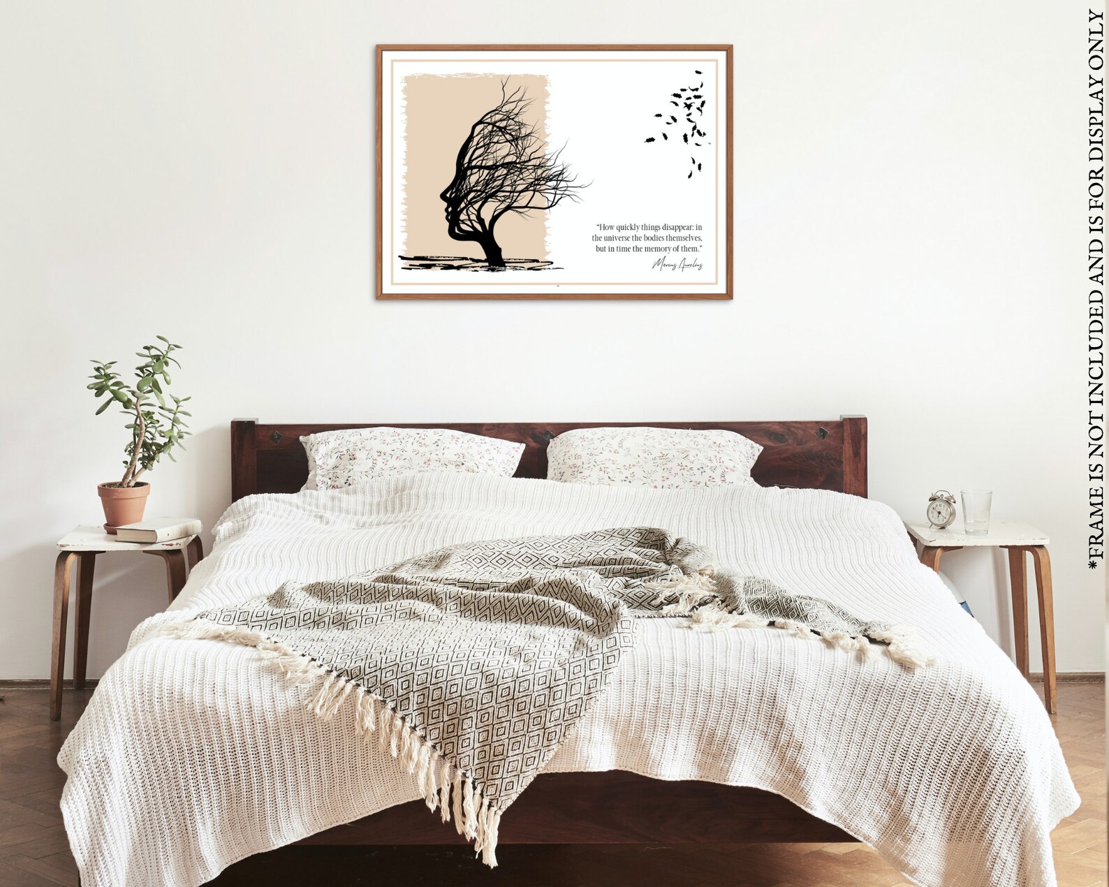 Stoicism Poster Marcus Aurelius Wall Art Stoic Quote About Death ...