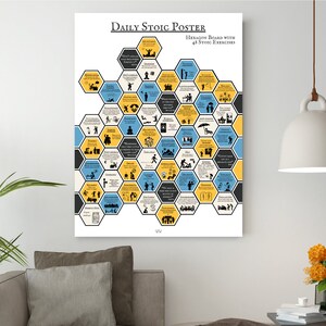 Practical Stoicism Daily Stoic Workout Poster Stoic | Etsy