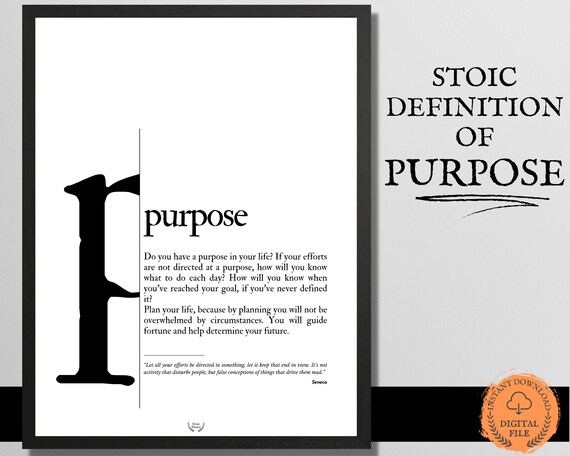 Find Your Purpose Quote Printable Living With Purpose in Your - Etsy