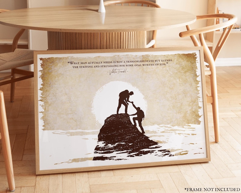 Viktor Frankl Quote Poster: Man's Search for Meaning - Logotherapy ...