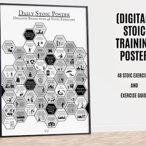 Stoicism Exercises on Stoic Training Board to Train Stoicism Basics, 48 ...