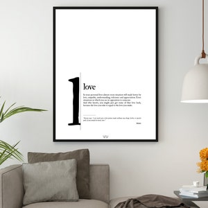 Definition of Love Wall Art Printable, Healthy Relationships Reading ...