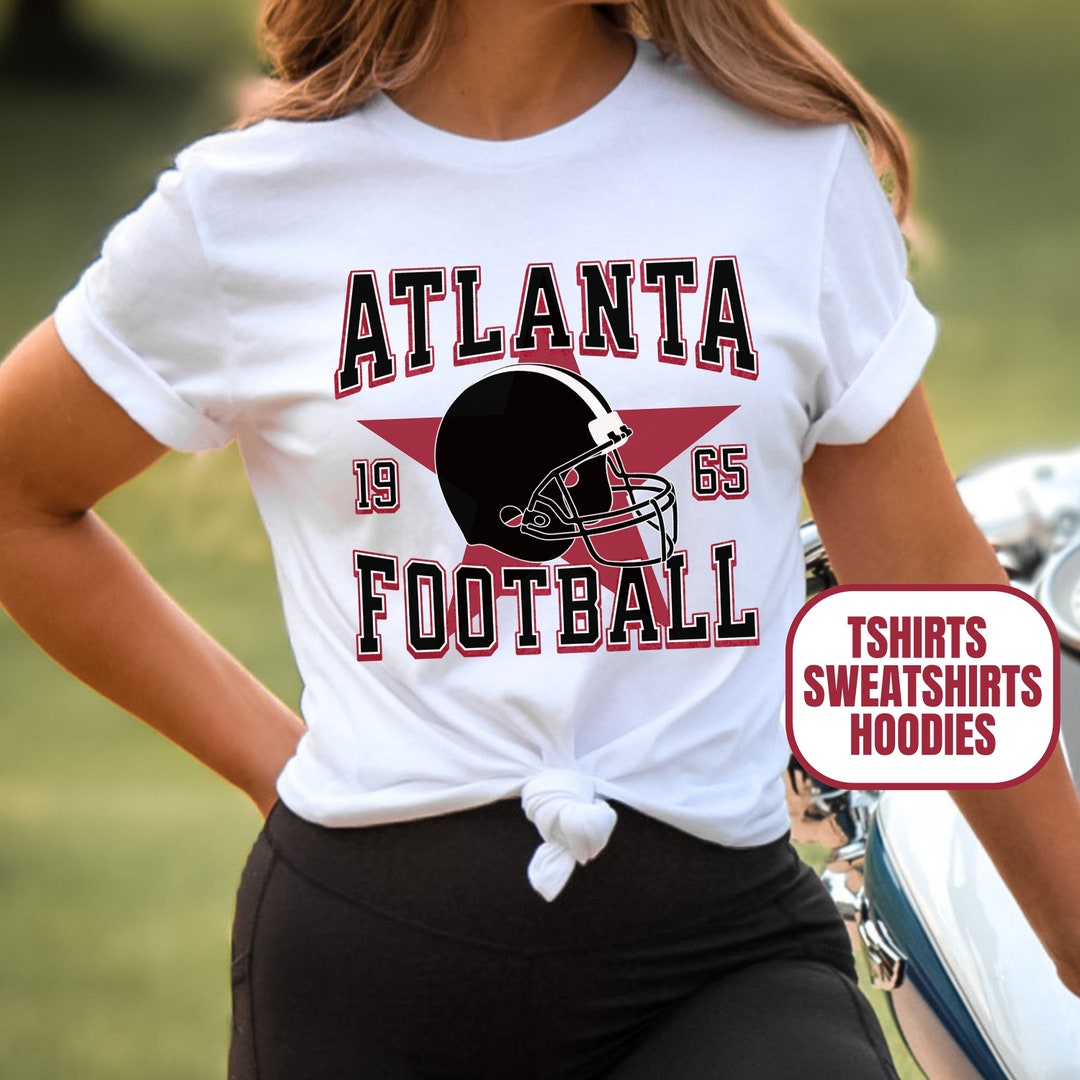 Vintage Style Atlanta Football Apparel, T-shirt, Crewneck Sweatshirt ...