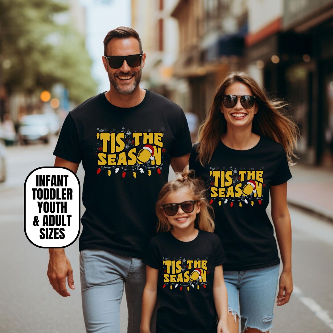 Christmas Pittsburgh Football Matching Family Short Sleeve Tees, Infant ...