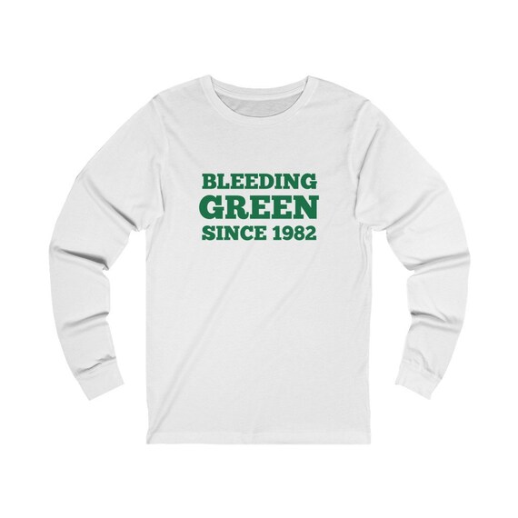 Custom Bleeding Green Since Eagles Mens Womens Long Sleeve - Etsy