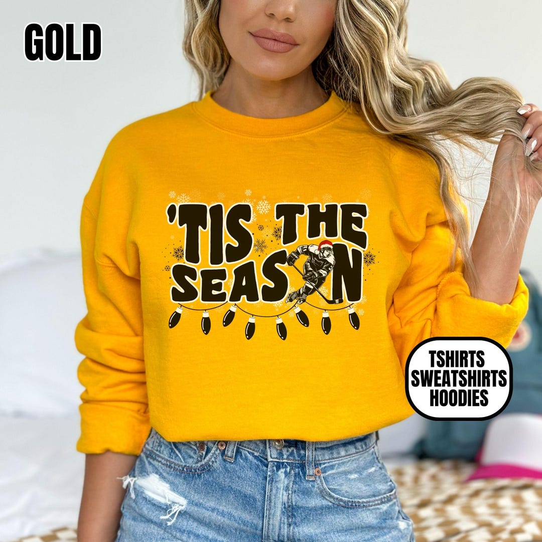 Boston Hockey Christmas Apparel, Mens & Womens T-shirt, Crewneck ...