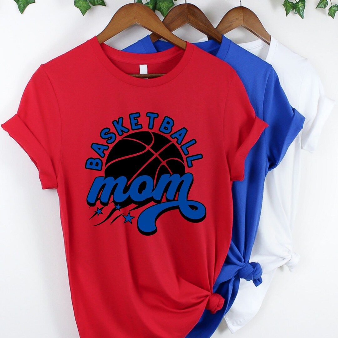 Personalized Basketball Mom Tshirt, Womens Custom Number Short Sleeve ...