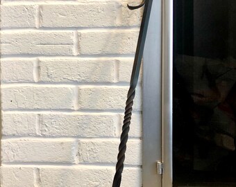 Medieval King Fire Poker, Rare, Unique, Forged, Fireplace Poker ...