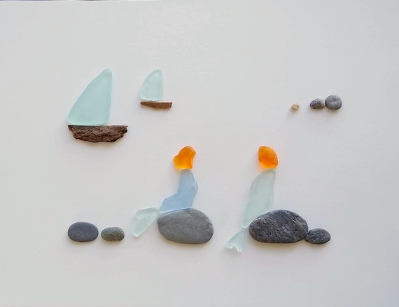 Mermaid. Sea Glass Image. Mermaids. Sea Glass Decoration - Etsy