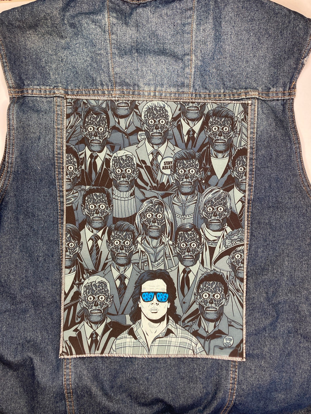 They Live Back Patch Sew on Patch Jacket Clothes Accessories - Etsy