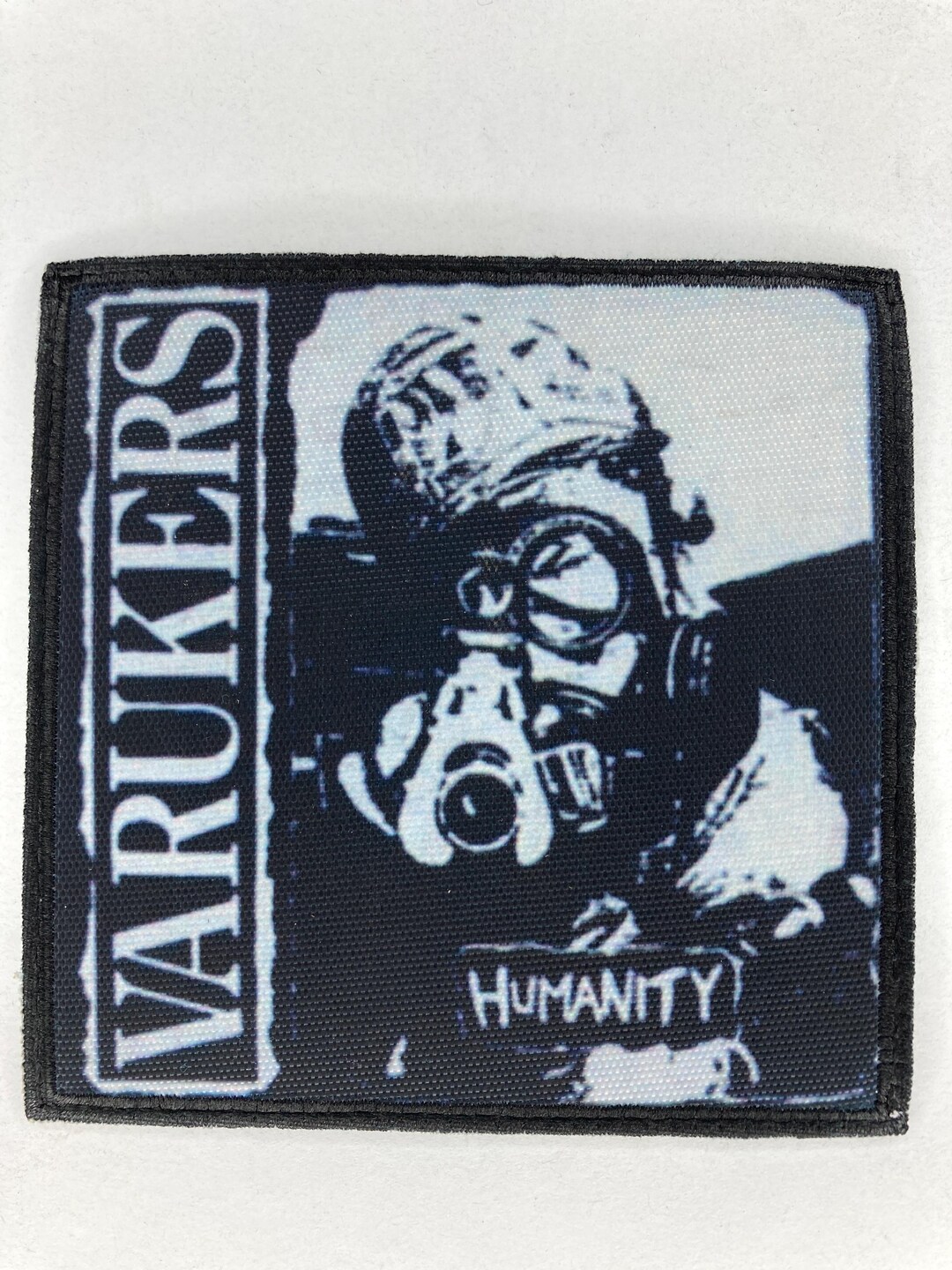 Varukers Iron on or Sew in Patch Rock Band Jacket Clothes Accessories Vintage Design Hardcore ...