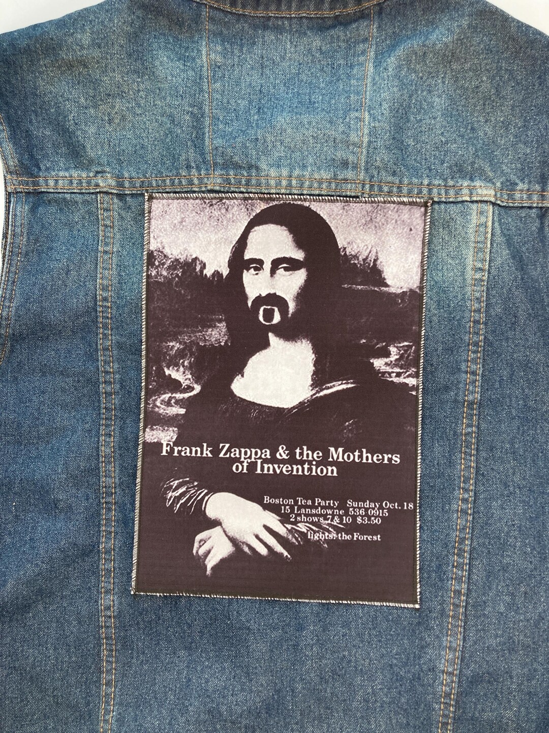 Frank Zappa Back Patch Sew on Patch Garage Rock Band Jacket Clothes ...