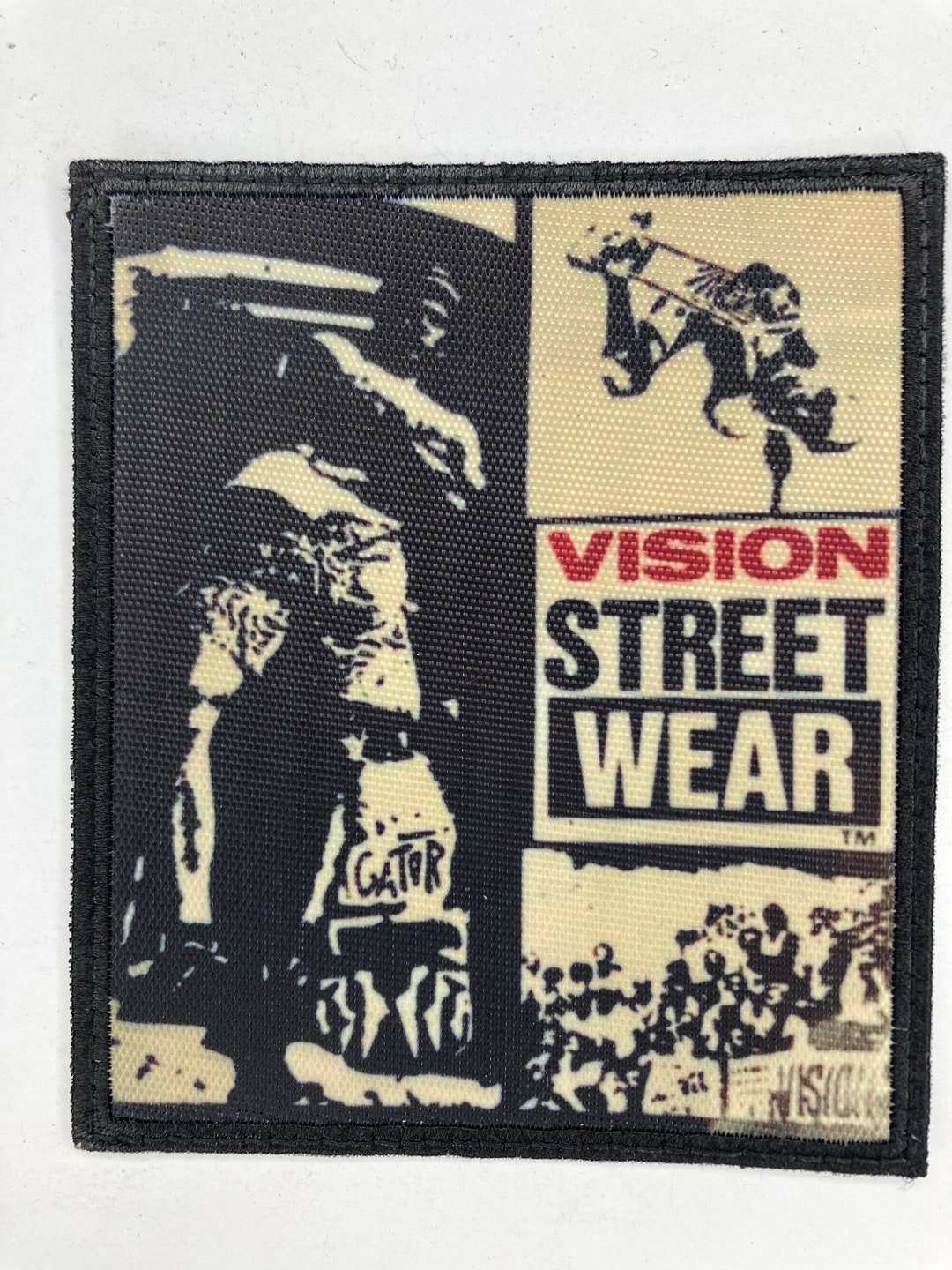 Vision Street Wear Skateboard Iron on Patch Old School Skate - Etsy
