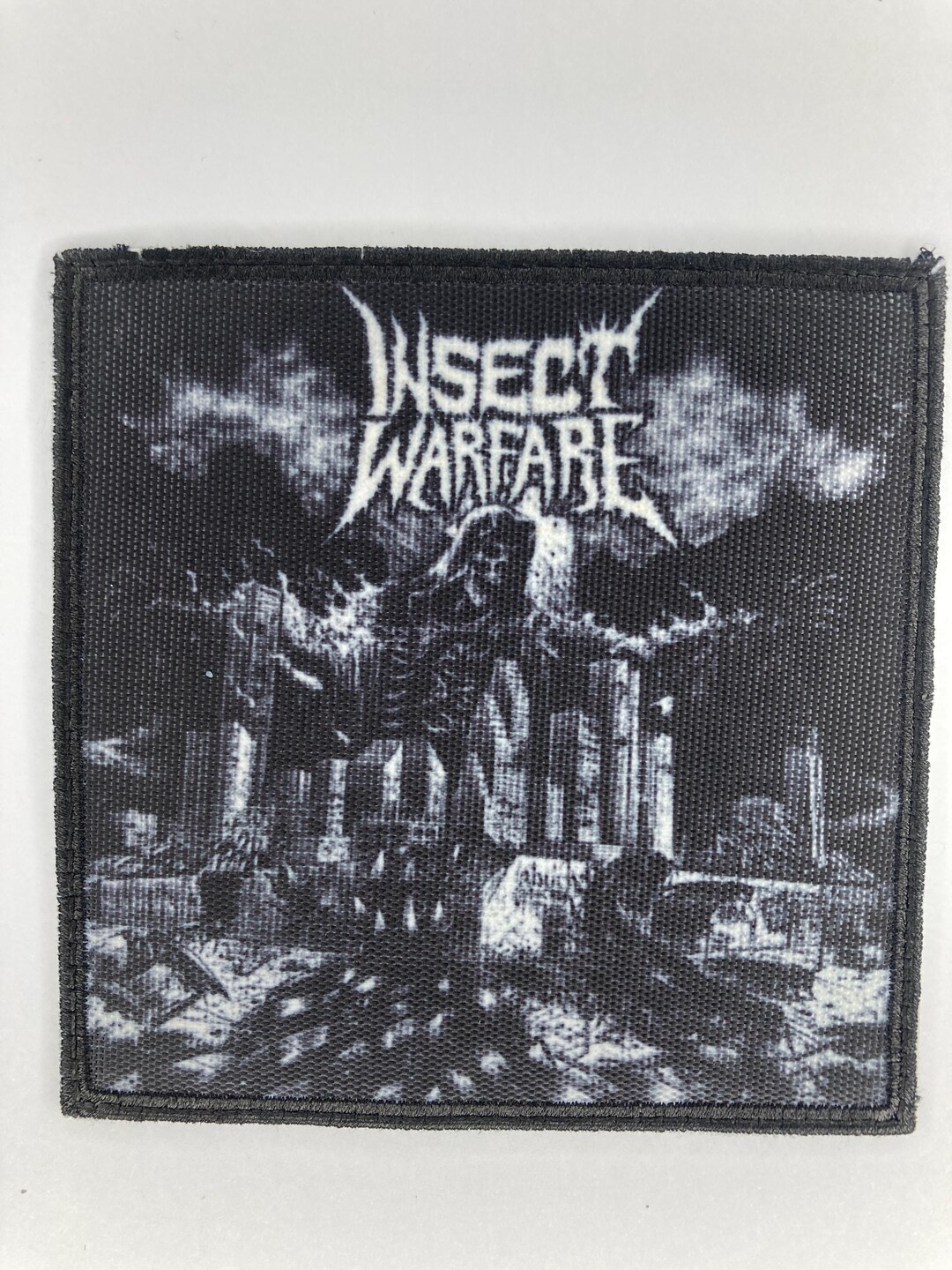 Insect Warfare Iron on or Sew in Patch Rock Band Jacket Clothes ...