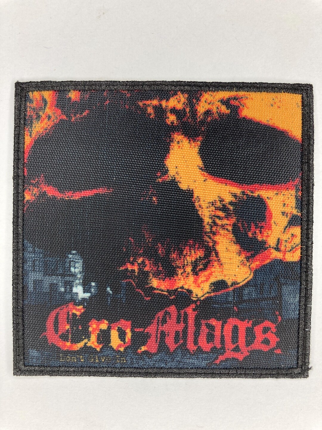 Cro Mags Iron on or Sew in Patch Rock Band Jacket Clothes Accesories ...