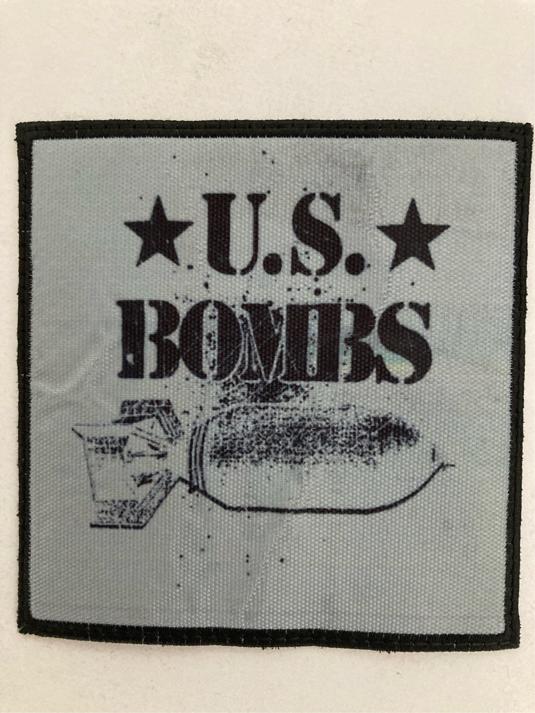 Us Bombs Iron on or Sew in Patch Rock Band Jacket Clothes Accessories ...