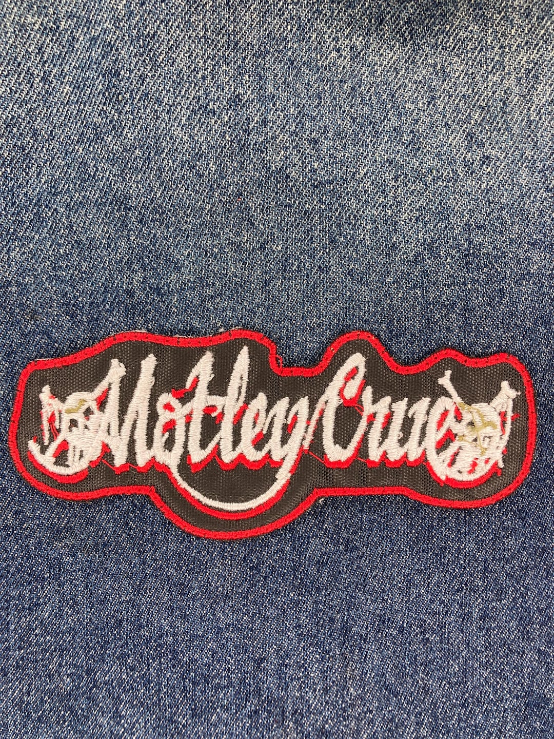 Motley Crue Embroidered Sew in Patch Rock Band Jacket Clothes ...