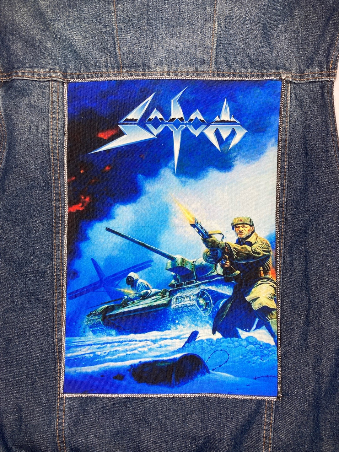 Nuclear Assault Back Patch Sew on Patch Punk Rock Band Jacket Clothes ...