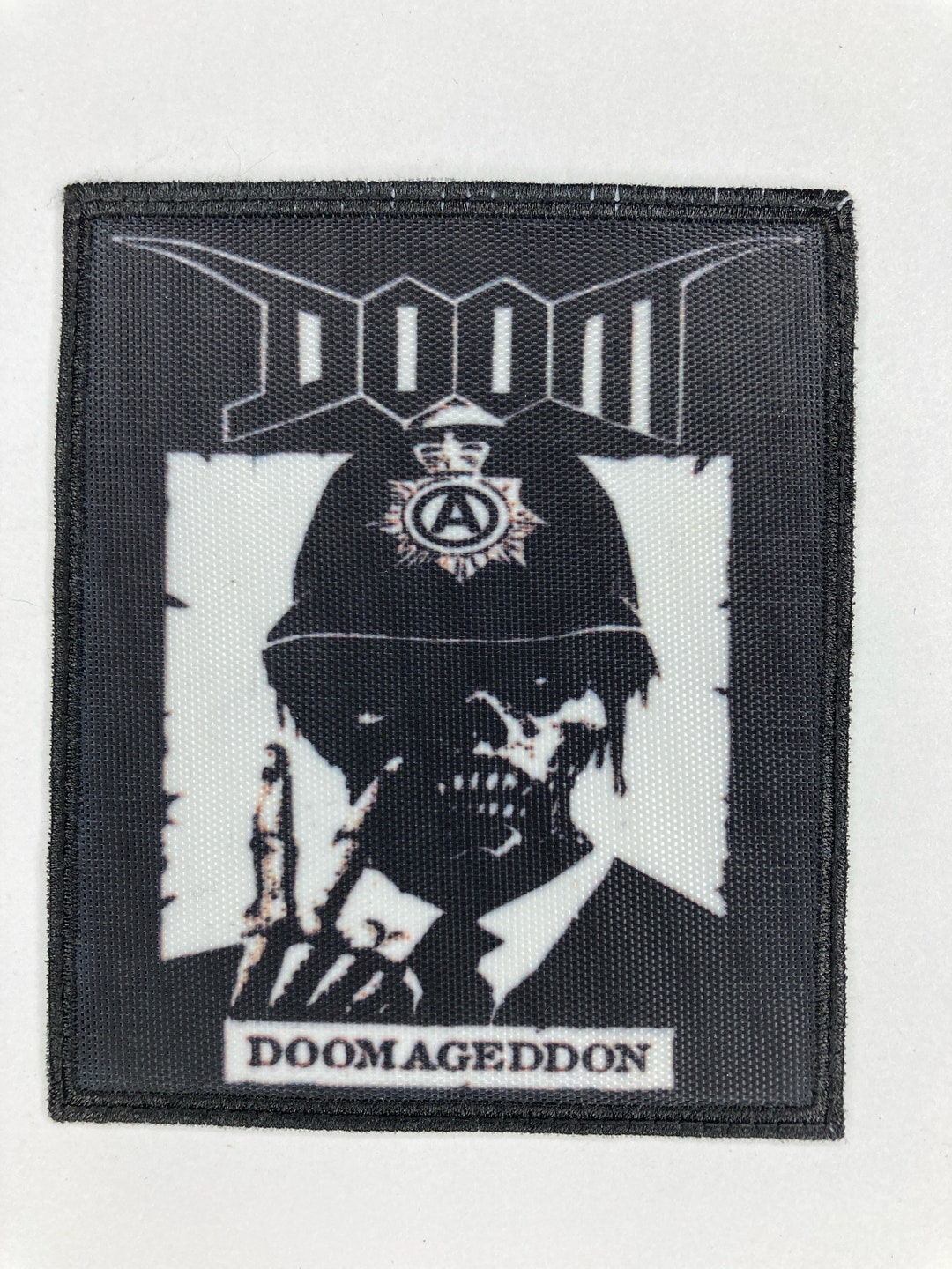 Doom Iron on or Sew in Patch Rock Band Jacket Clothes Accessories ...