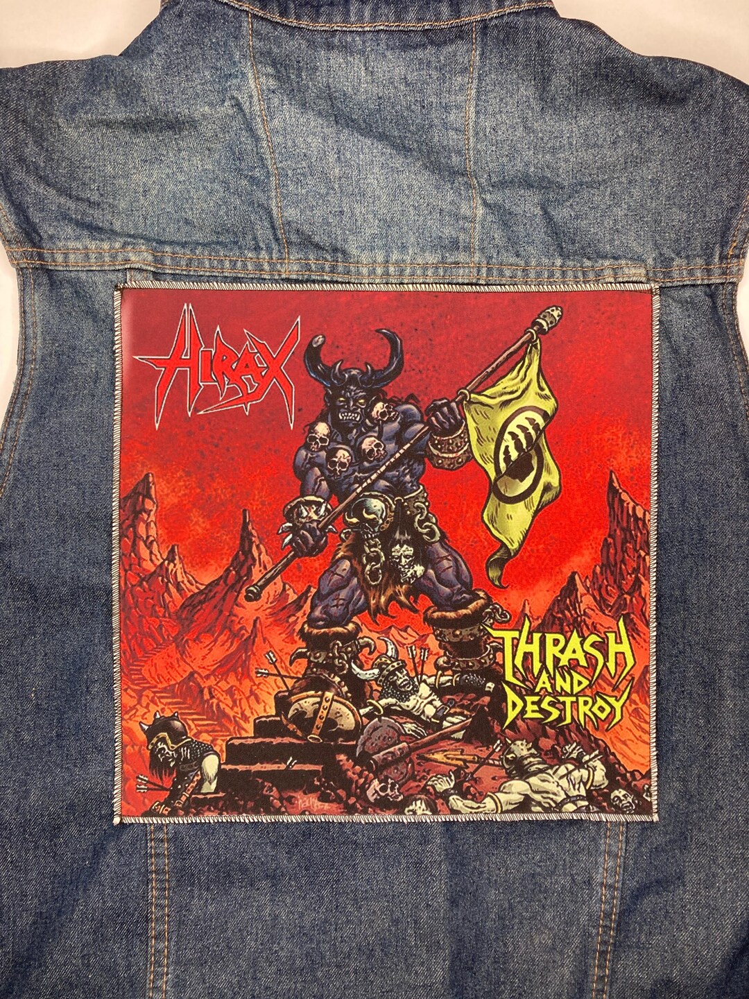 Hirax Back Patch Sew on Patch Punk Rock Band Jacket Clothes Accesories ...