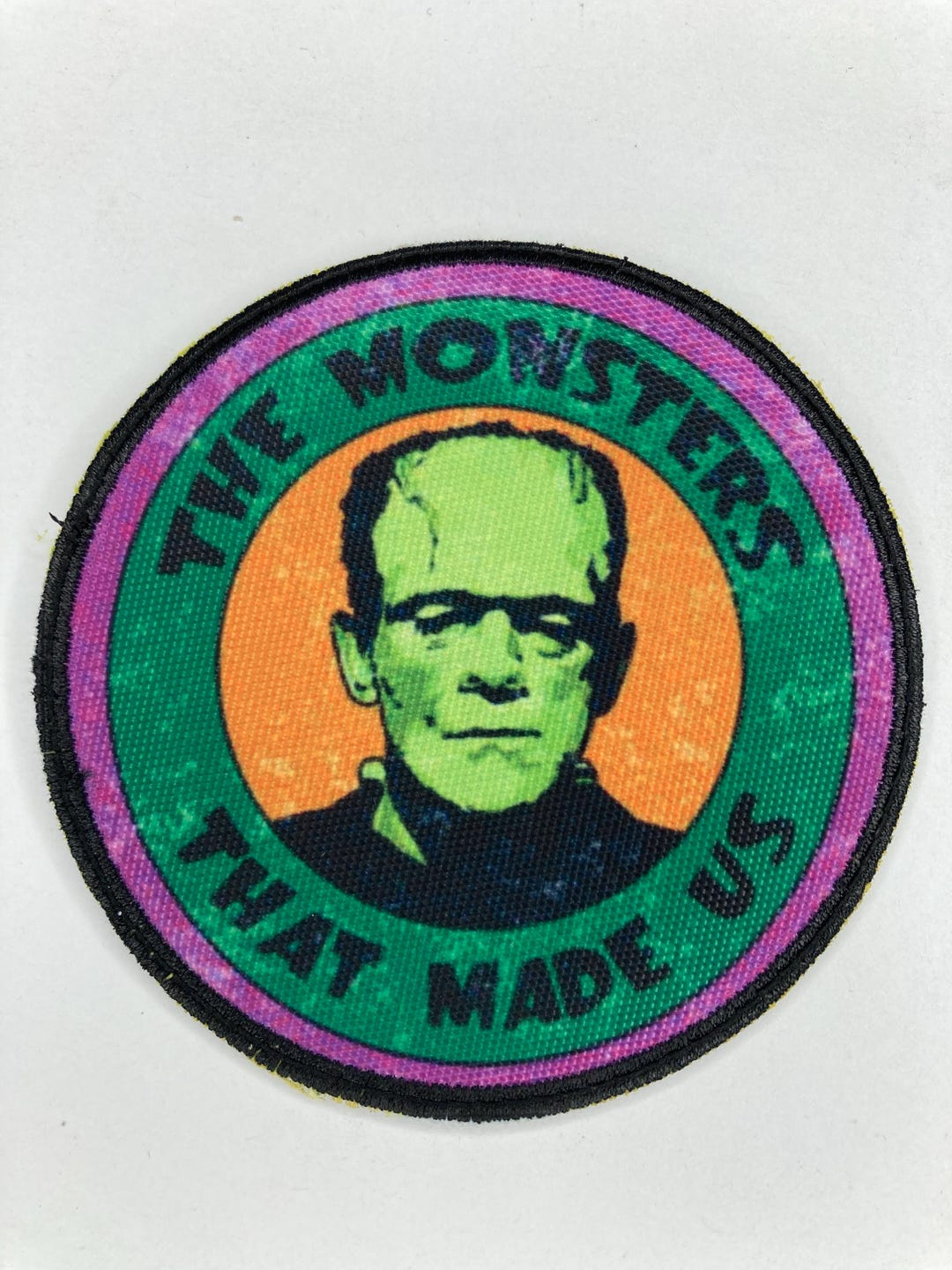 Frankenstein Iron on or Sew in Patch Jacket Clothes Accessories Vintage ...